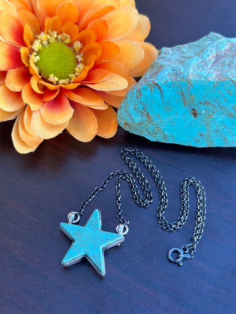 Kingman Turquoise Star Necklace – Turquoise Texas