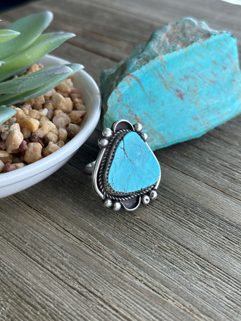 Turquoise Triangle Ring – Turquoise Texas
